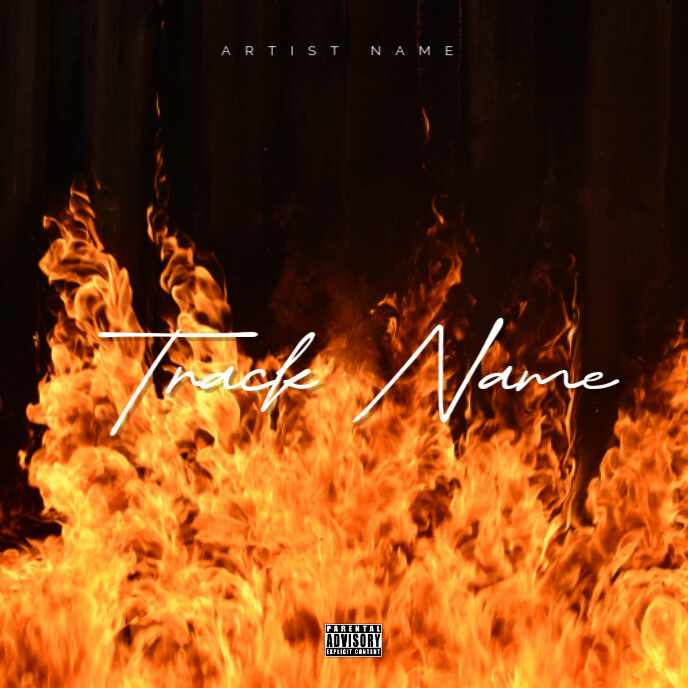 Copy of Black Fire Mixtape Cover Album Cover | PosterMyWall