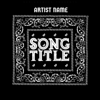 Blue Flag Bandana Crip Gang Album Cover v.1 Template | PosterMyWall