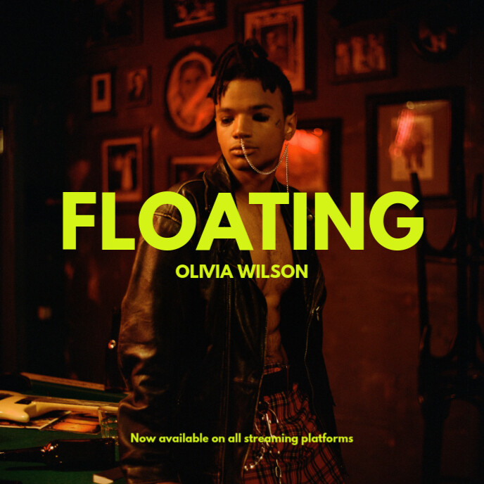 Plantilla de Black Floating Album Cover | PosterMyWall