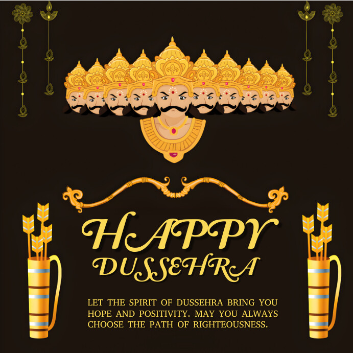 Modello Black Floral Black Background Pastel Happy Du | PosterMyWall