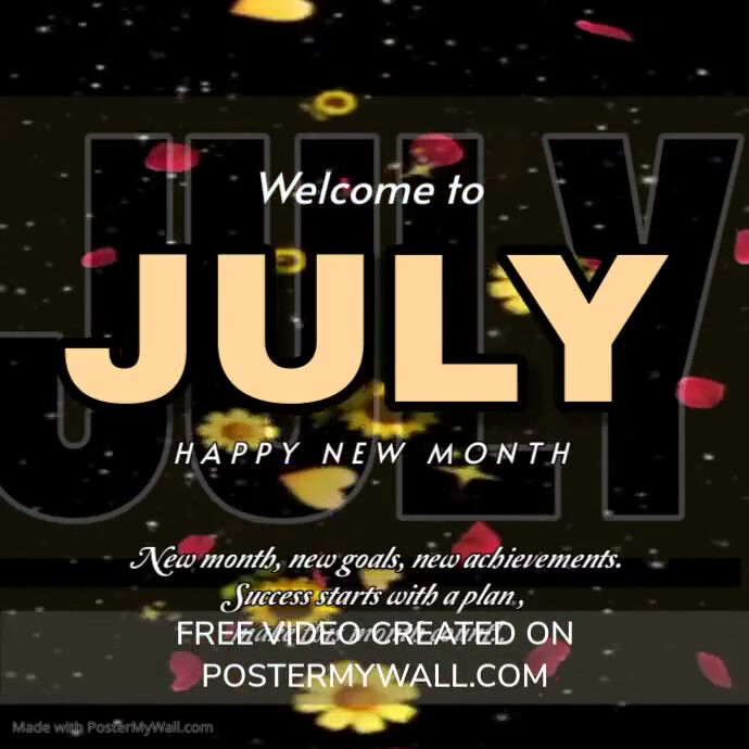 Copy of Black Floral Happy New Month – April Motivation Quote Instagram ...