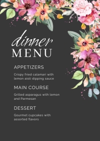 Food Menu A6 Template | PosterMyWall