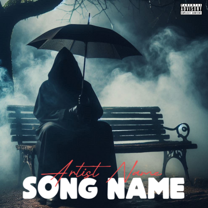 Black Fog Mixtape Album Cover Album Cover Template | PosterMyWall