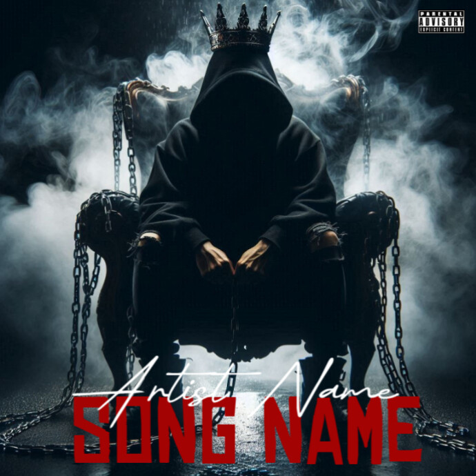 Black Fog Mixtape Rap Album Music Art Album Cover Template | PosterMyWall
