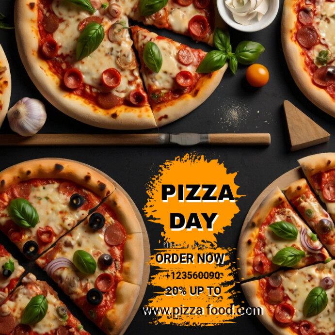 Black Food Instagram Post Template | PosterMyWall