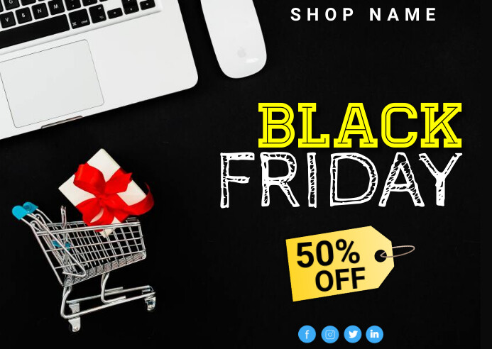 Black Friday, black Friday sale Template | PosterMyWall