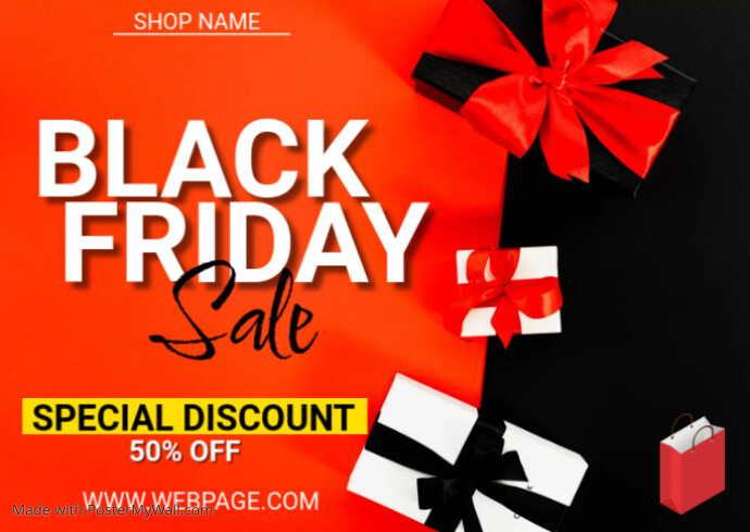 Black Friday, black Friday sale Template | PosterMyWall