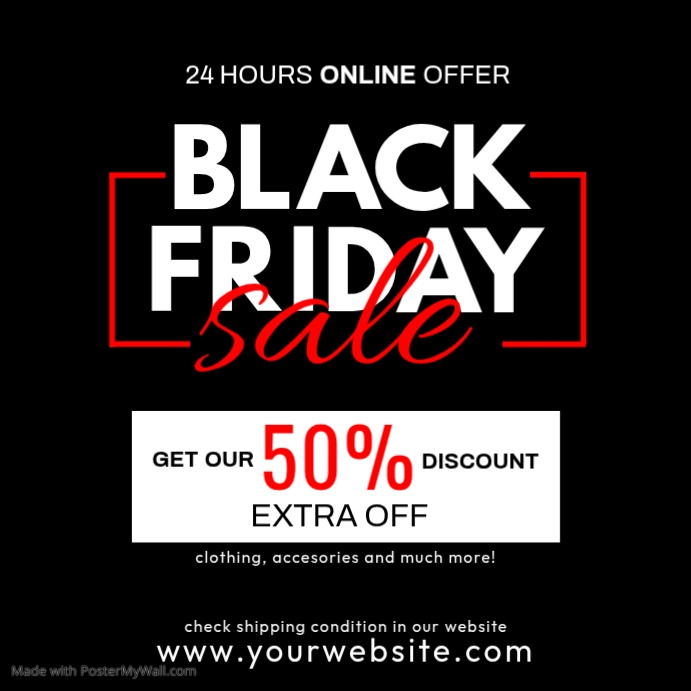 Copy of BLACK FRIDAY (10) | PosterMyWall