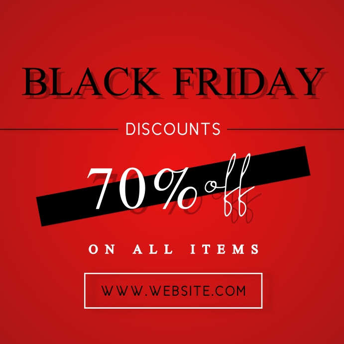 BLACK FRIDAY 2 Template | PosterMyWall