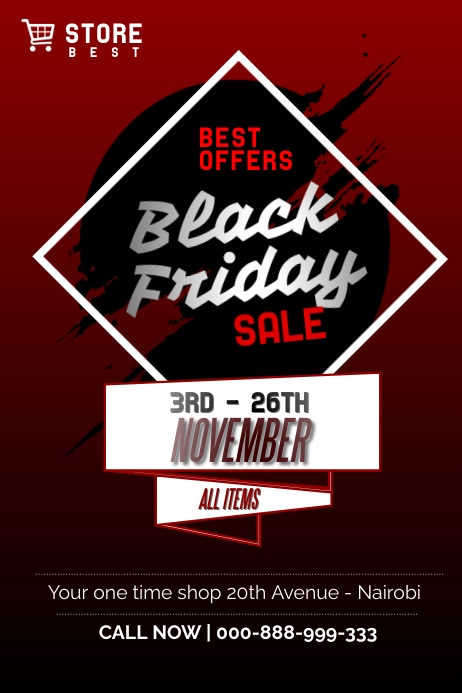Black friday 2022 Template | PosterMyWall