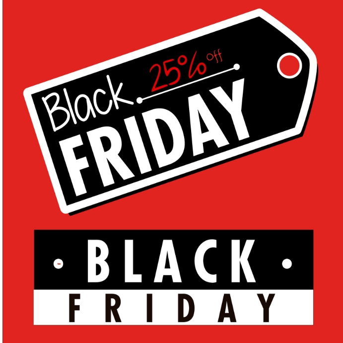 black friday 25 f Template | PosterMyWall