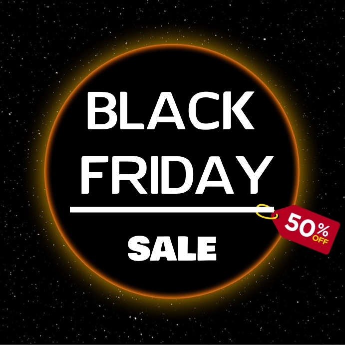Black friday 3 Template | PosterMyWall