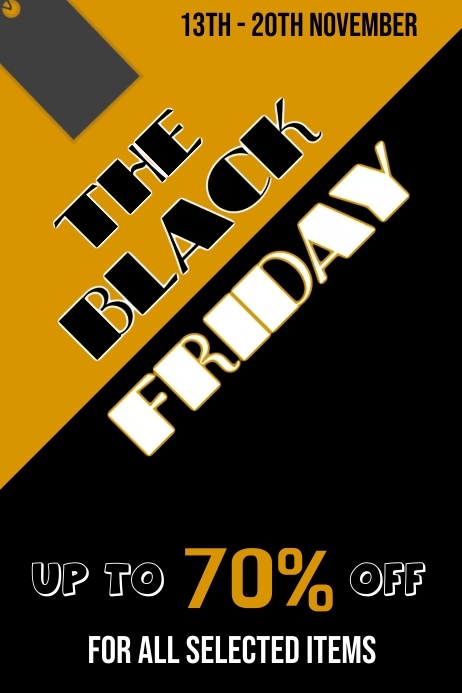 Plantilla de BLACK FRIDAY 4 | PosterMyWall