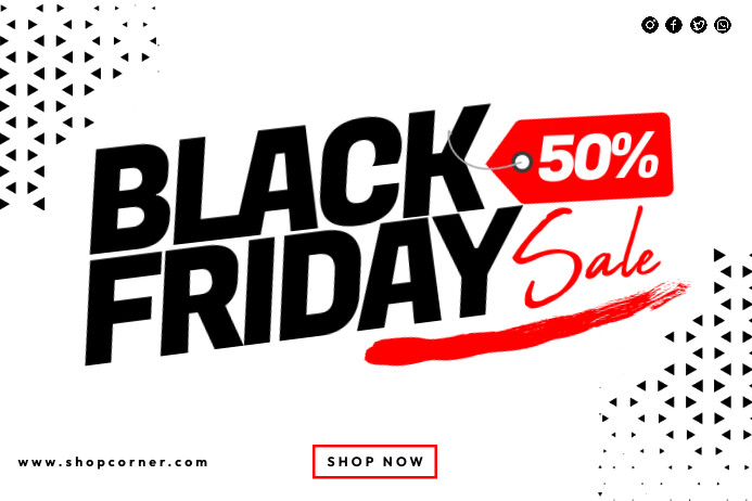 Copy of Black Friday 50% Sale | PosterMyWall