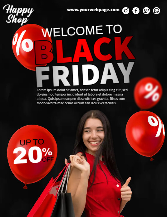 Black Friday Ads Template | PosterMyWall