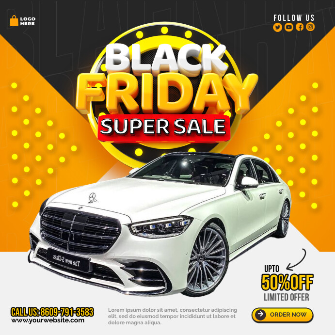Copy of BLACK FRIDAY CAR SALES FLYER | PosterMyWall