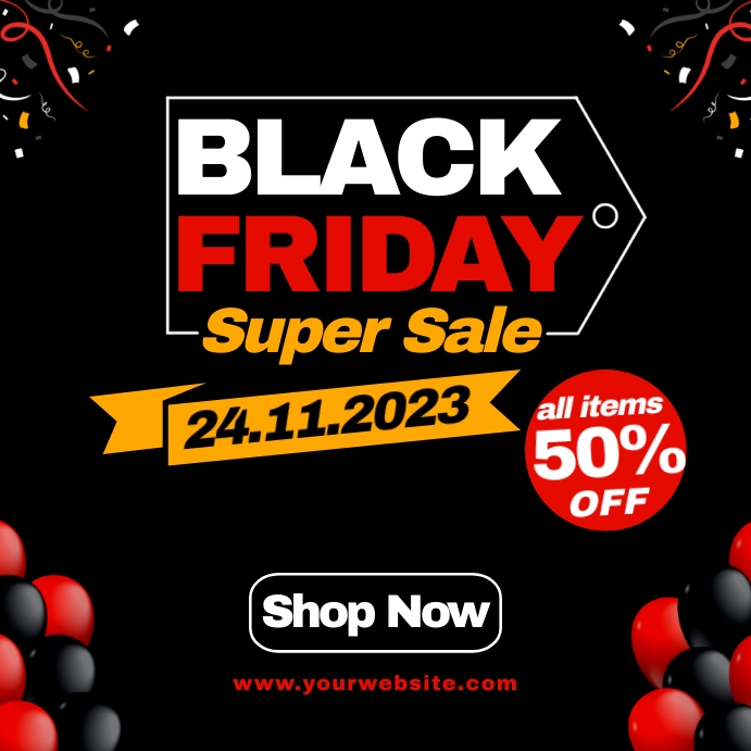 Black Friday Template | PosterMyWall