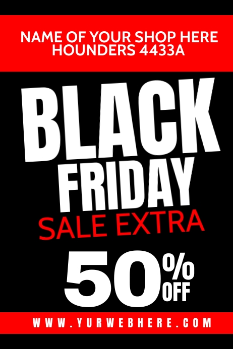 Black Friday Template | PosterMyWall