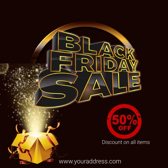 Black Friday Template | PosterMyWall