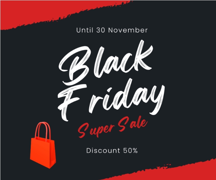RED FRIDAY SALE Template | PosterMyWall