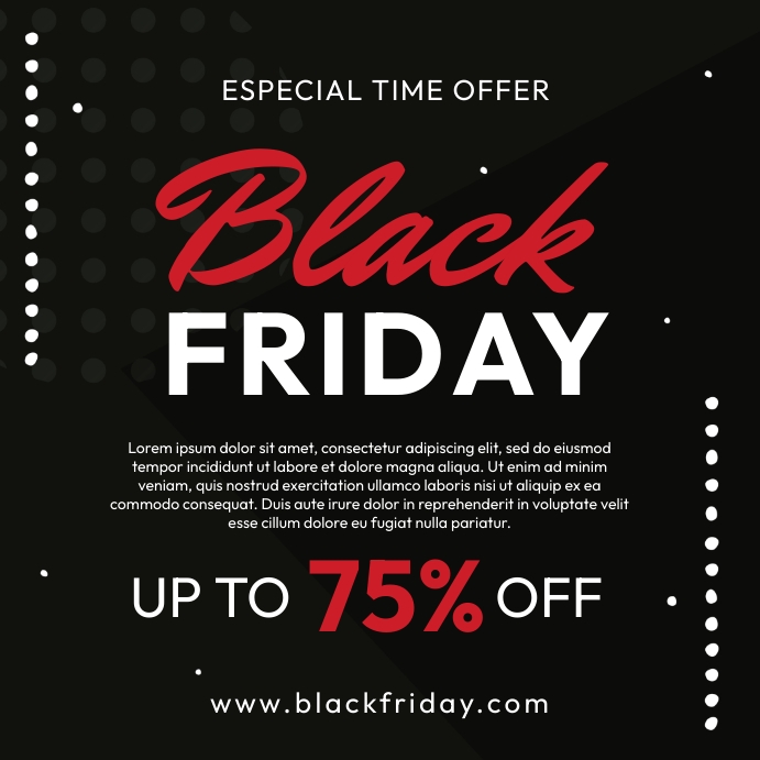BLACK FRIDAY Template | PosterMyWall