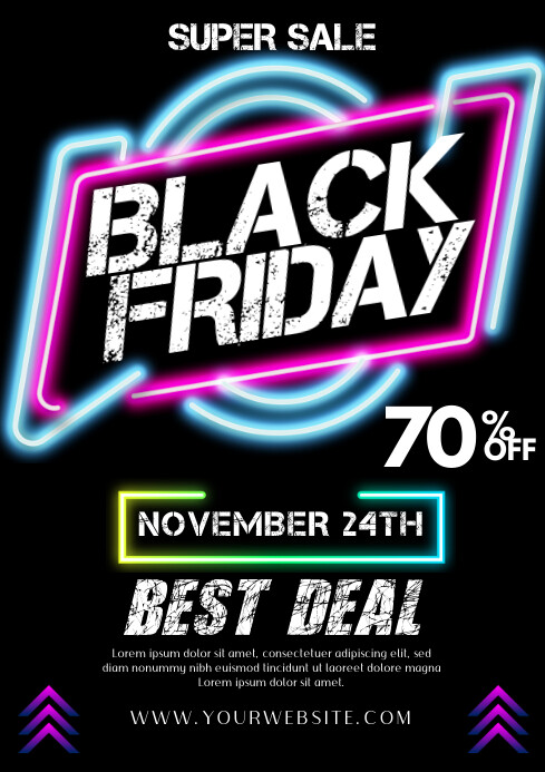 Black Friday Template | PosterMyWall