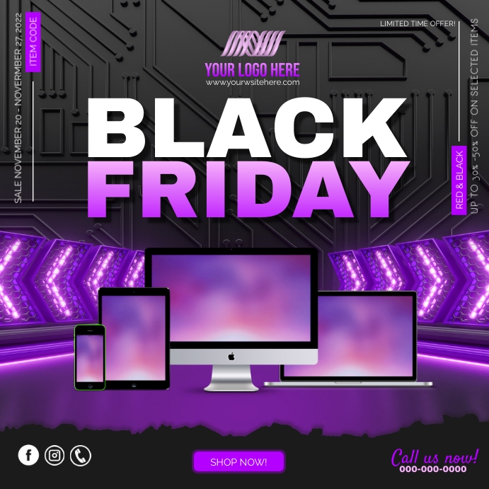 Black Friday Template | PosterMyWall