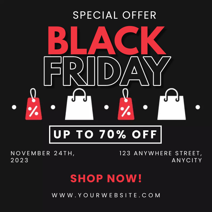 Black Friday Template | PosterMyWall