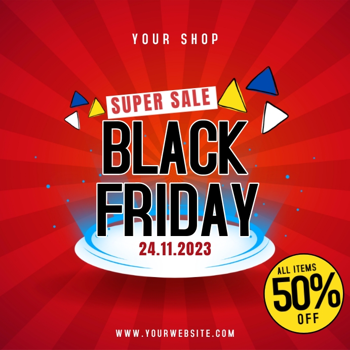 Black Friday Template | PosterMyWall