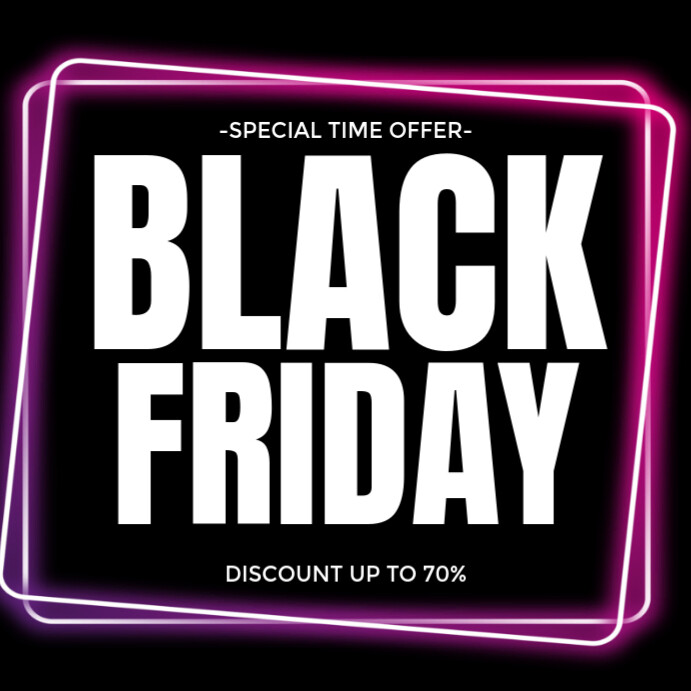 Copy of Black friday discount offer | PosterMyWall