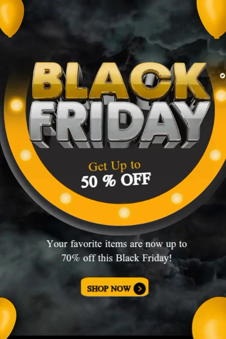 black friday discount offer template | PosterMyWall