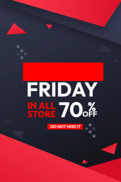 Black Friday Discount Template | PosterMyWall