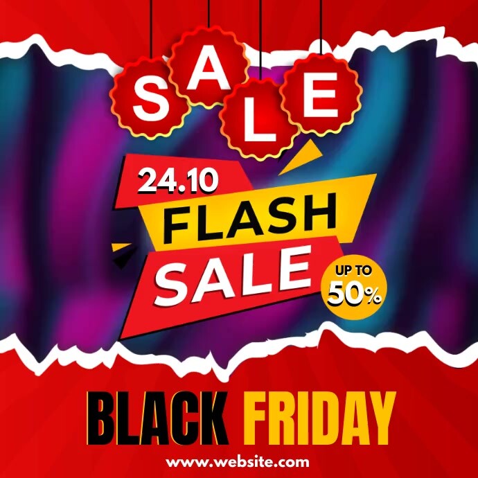 Copy of black friday flash sale | PosterMyWall