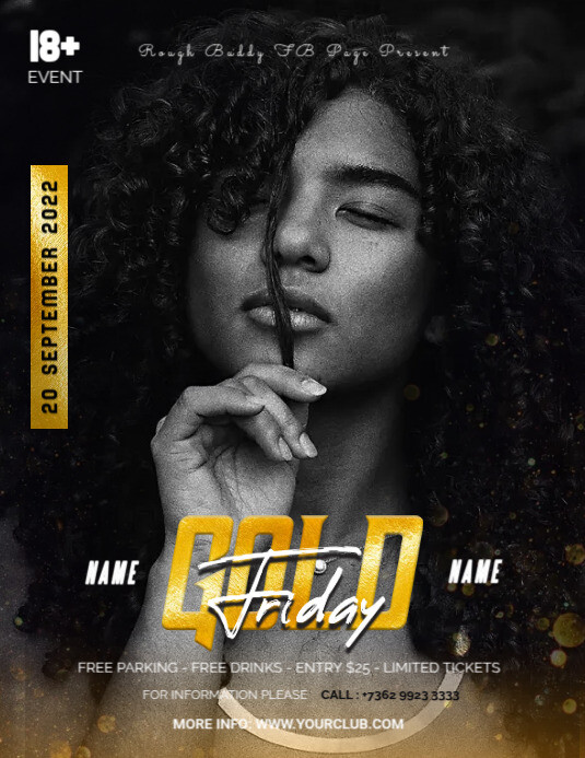 Black Friday Flyer Sale | Premium fully edit Template | PosterMyWall