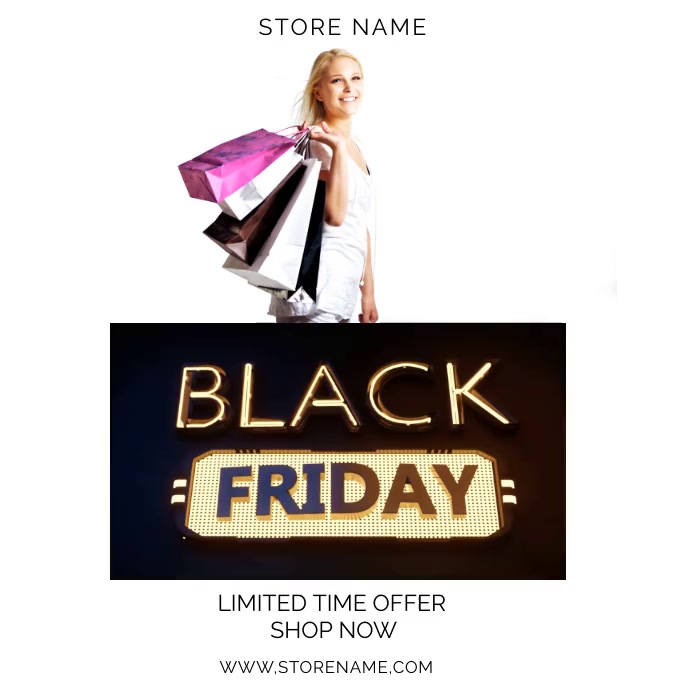 Brosur Templat Selebaran Jumat Hitam | PosterMyWall