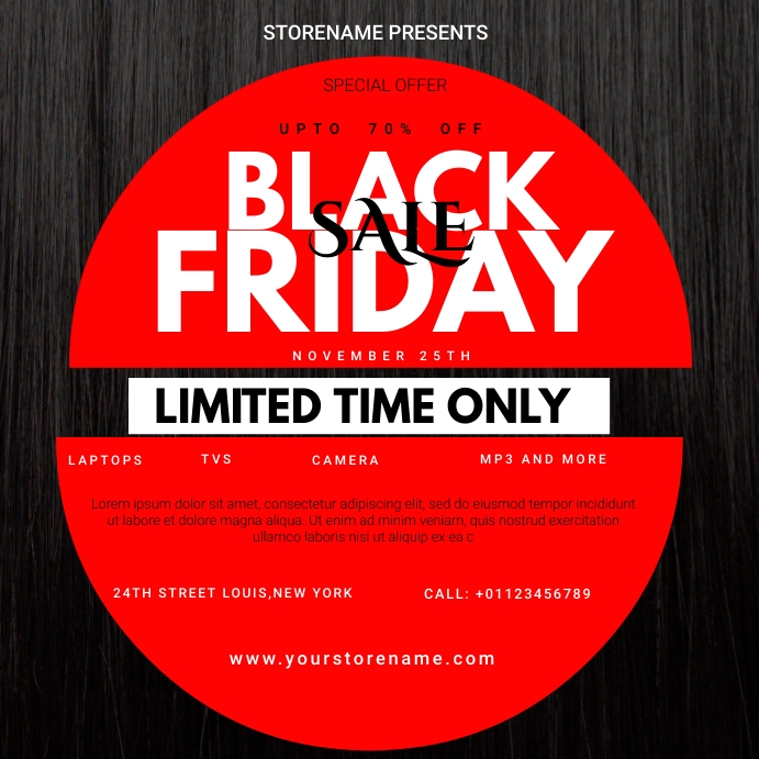 Black Friday flyers Template | PosterMyWall