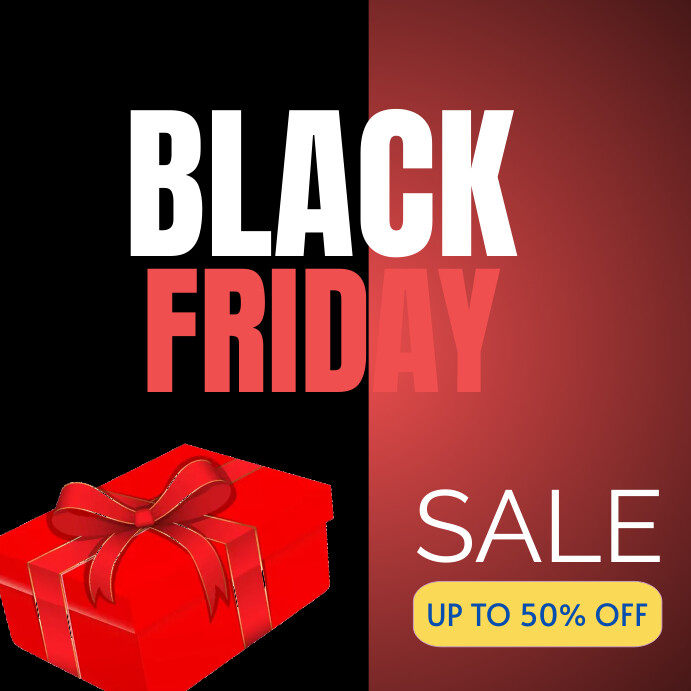 Black Friday Instagram post Template | PosterMyWall