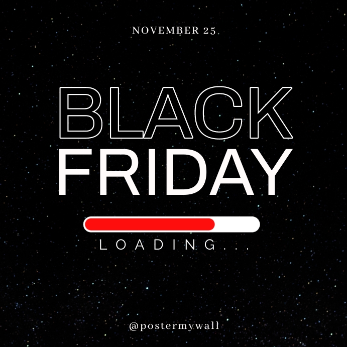 Black Friday Instagram Post Template | PosterMyWall