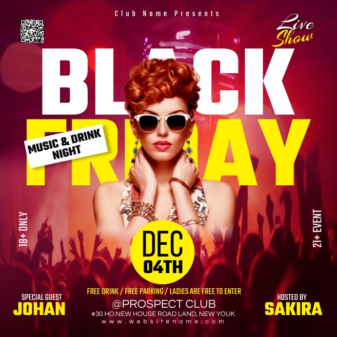 Black Friday Instagram Post Template | PosterMyWall