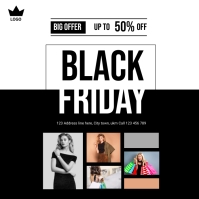 Black Friday Sale Social Media Post Template | PosterMyWall