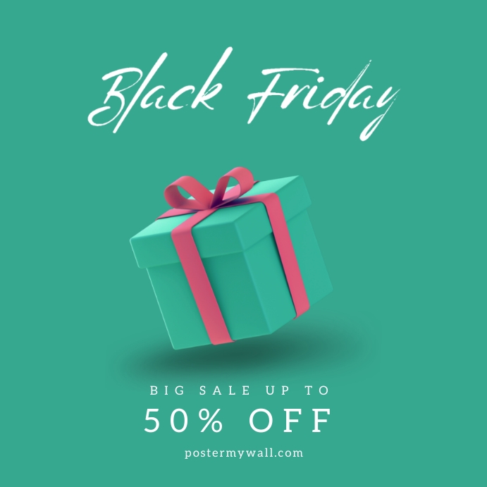 Plantilla de Black Friday Instagram Post Template | PosterMyWall