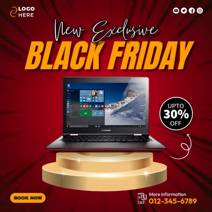 Copy of Black Friday Laptop Deals | PosterMyWall