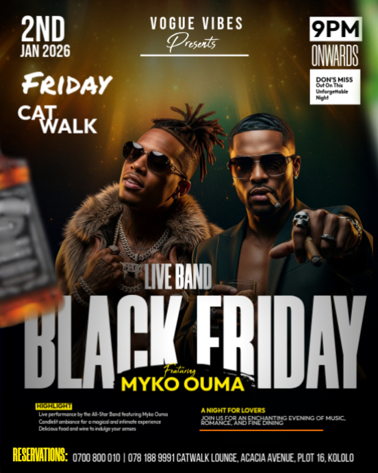 Black Friday Live Band Template | PosterMyWall