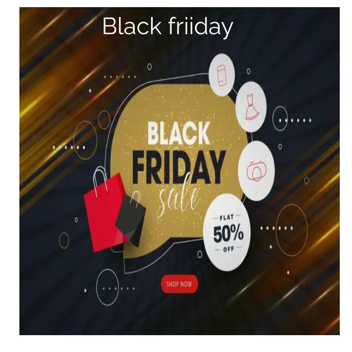 Black friday logo design template | PosterMyWall