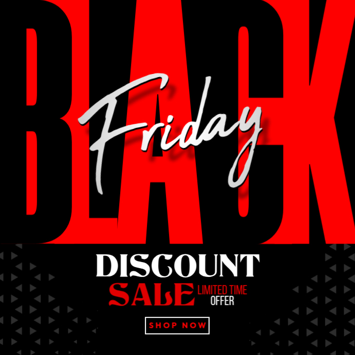 Black Friday Minimal Template | PosterMyWall
