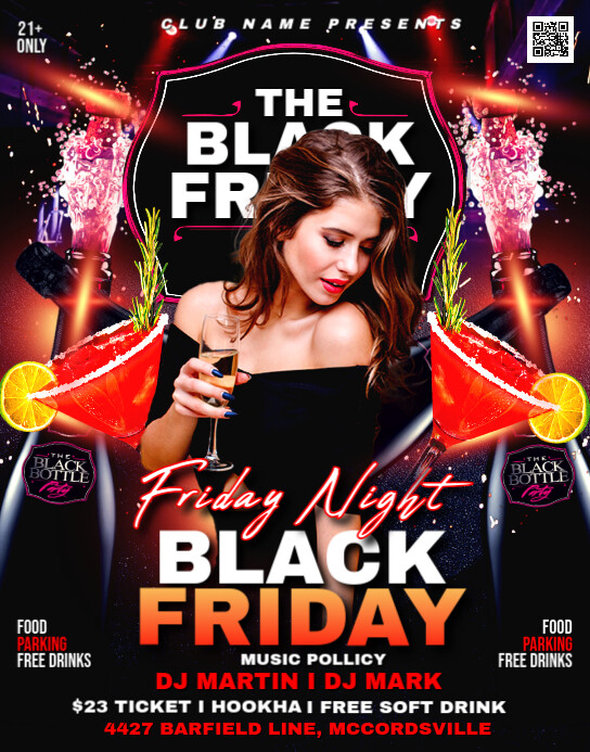 Copy of Black Friday Night Party Flyer | PosterMyWall