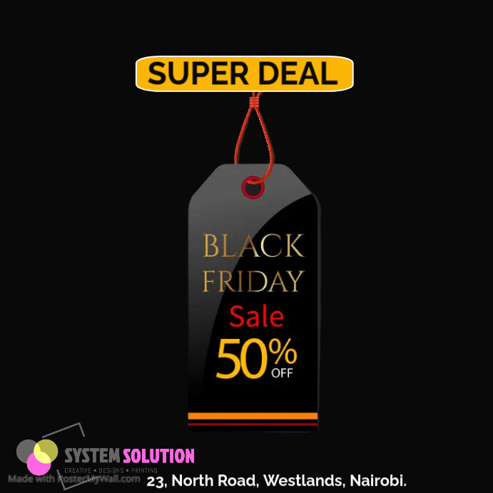 black friday offer Template | PosterMyWall