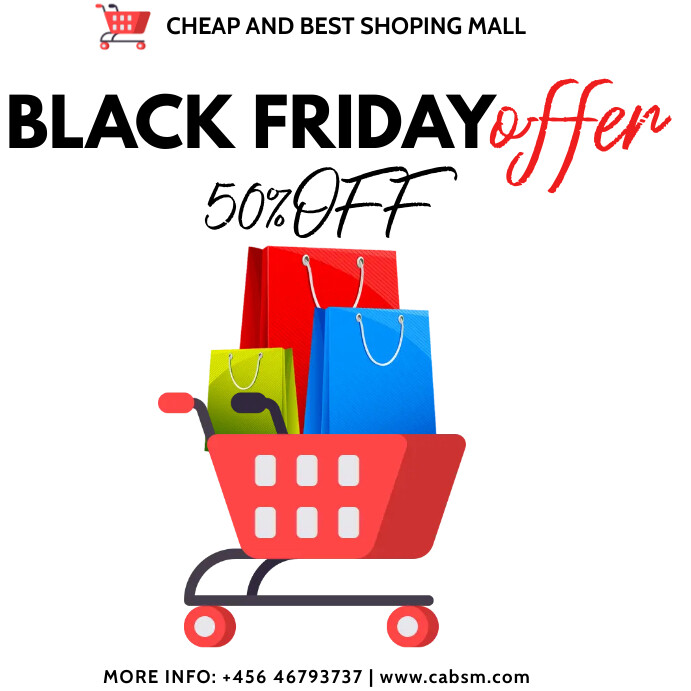 Black Friday Offer Template | PosterMyWall