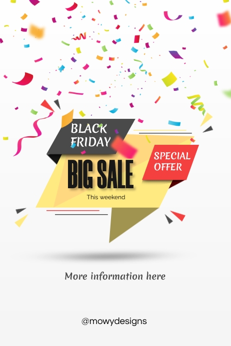 Black Friday Offer Template | PosterMyWall