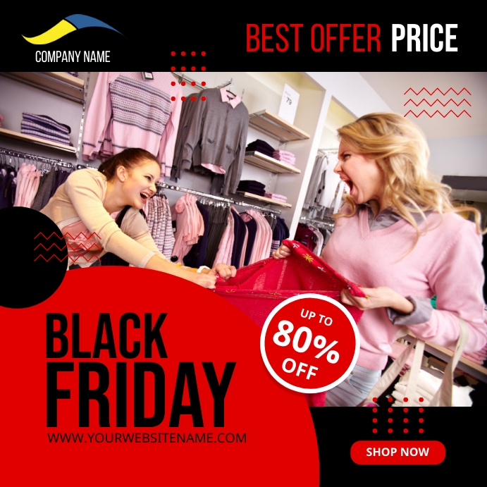 Black Friday Best Offer Square Image Template | PosterMyWall